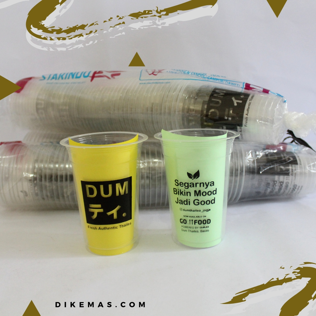 Mau Usaha Minuman Tapi Bingung Beli Gelas Plastik Sablon Dimana?