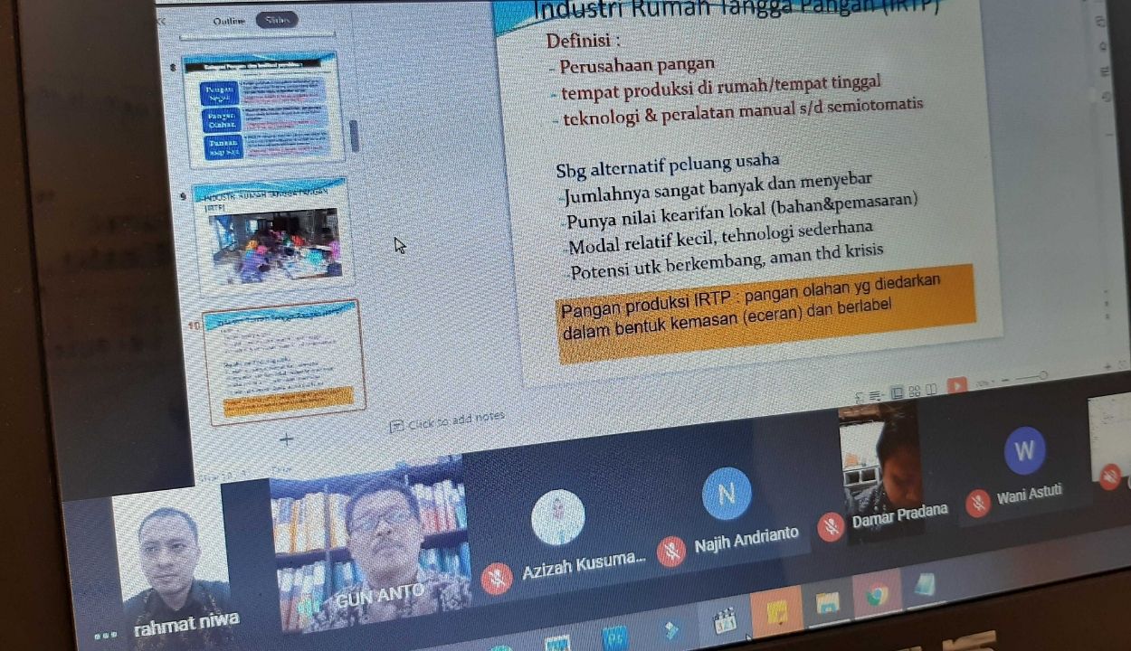 [Press Release] Kelas Bisnis "Tanya-Jawab Izin P-IRT" - diKemas