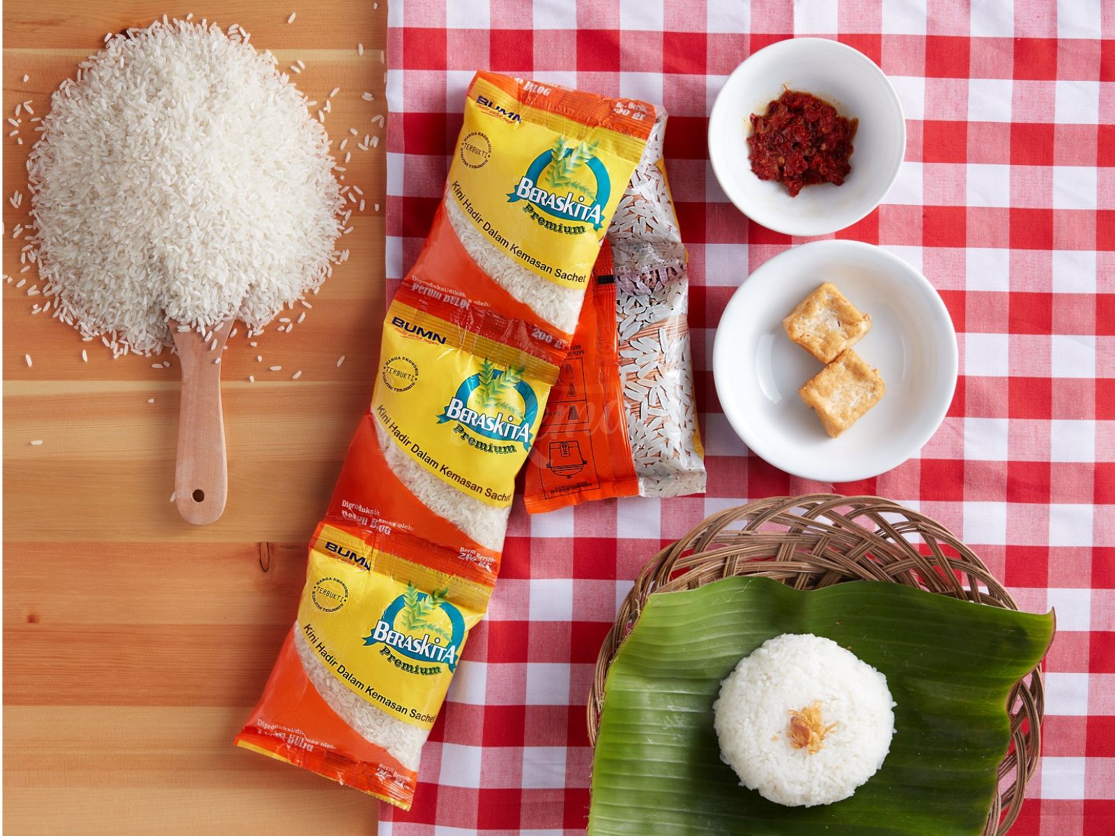 Kemasan Sachet Beras yang Menjaga Kualitas dan produk